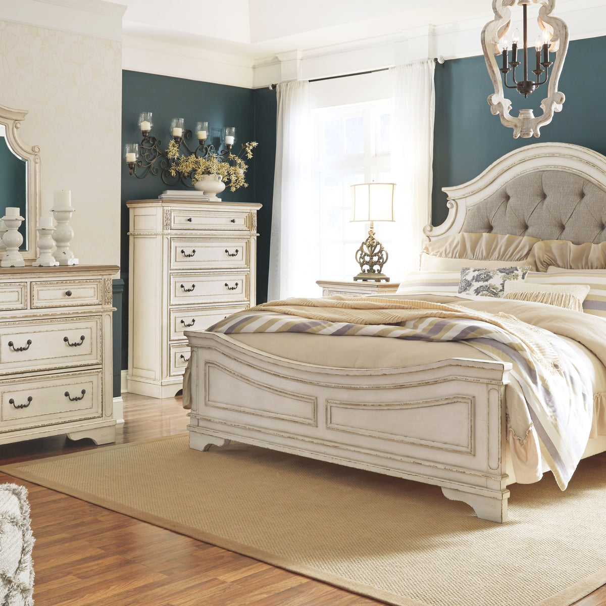 Realyn - Panel Bedroom Set - 6 Piece Bedroom Sets by Signature Design