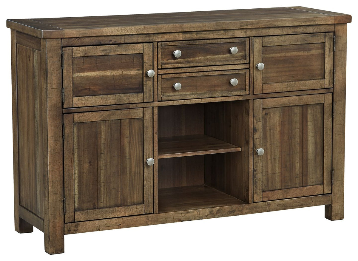 Moriville - Grayish Brown - Dining Room Server by Sign | BEL Furniture