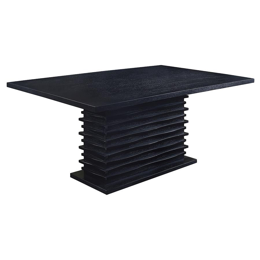 Stanton - Rectangular Dining Table - Black by CoasterE | BEL Furniture