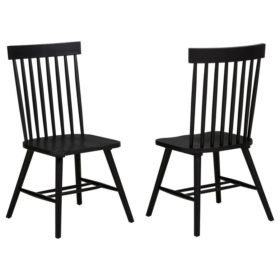 Andrews - Windsor Spindle Back Dining Side Chair (Set | BEL Furniture