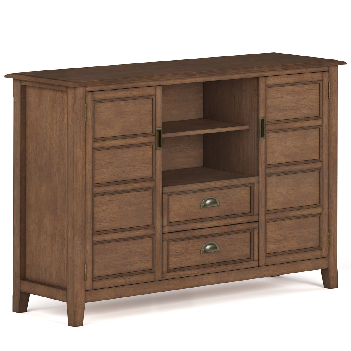 Burlington - Handcrafted Tall TV Media Stand - TV Stands by Simpli-Hom