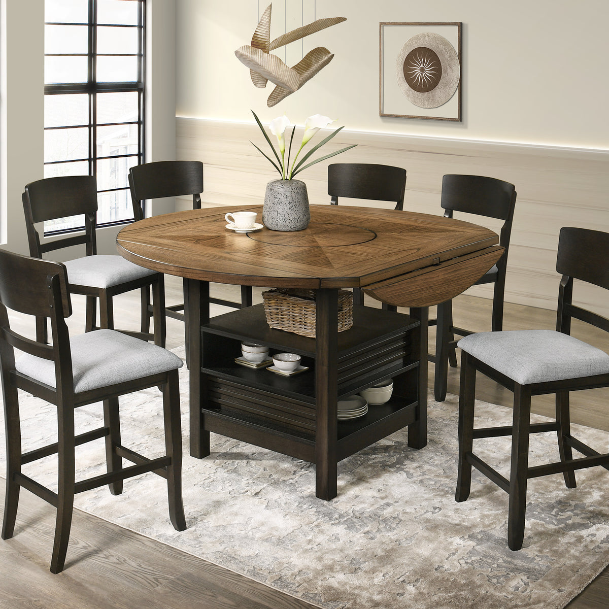 Oakly Counter Height Table -2848T | BEL Furniture