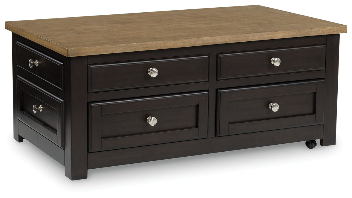 Drazmine - Brown - Lift Top Cocktail Table - BEL Furniture