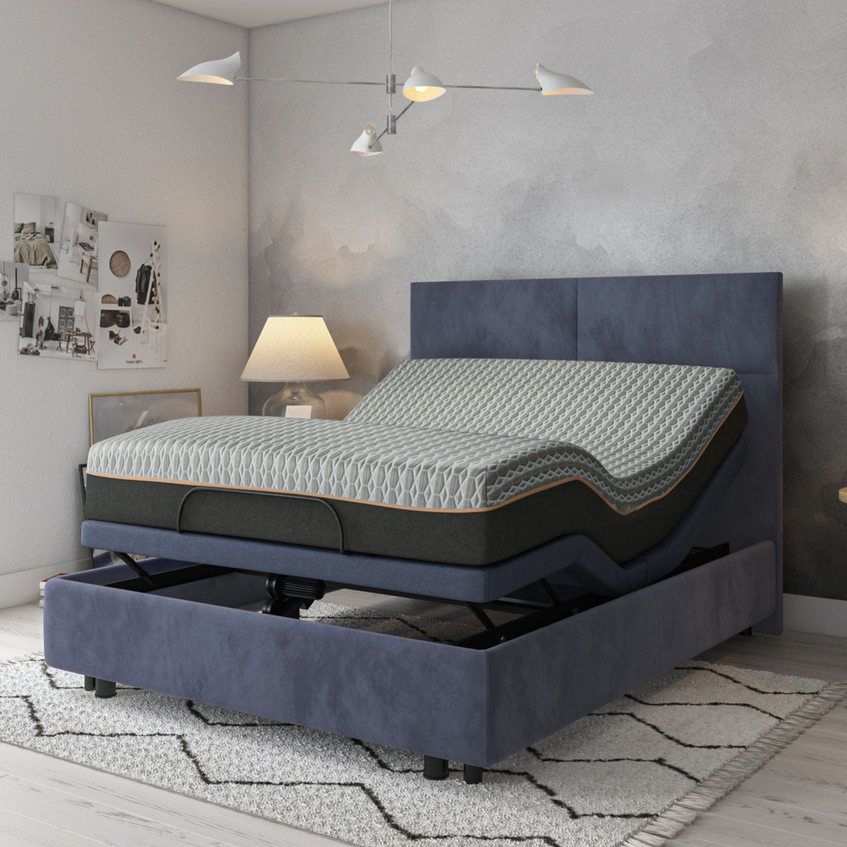 Bt3000 - Adjustable Bed Base With Head And Foot Positi | BEL Furniture