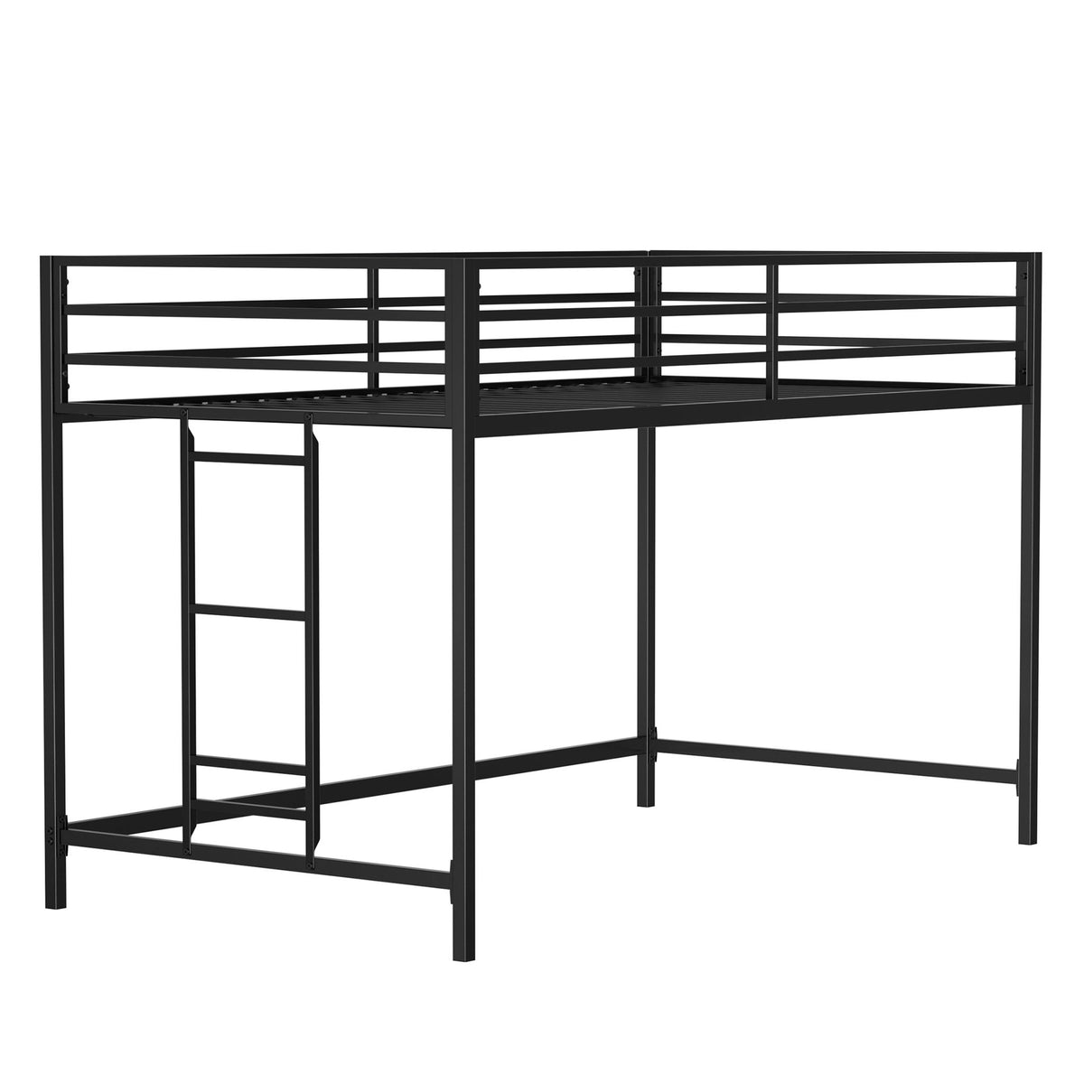 Adam - Junior Twin Loft Bunk - Black by House & Home Furniture | Bel ...