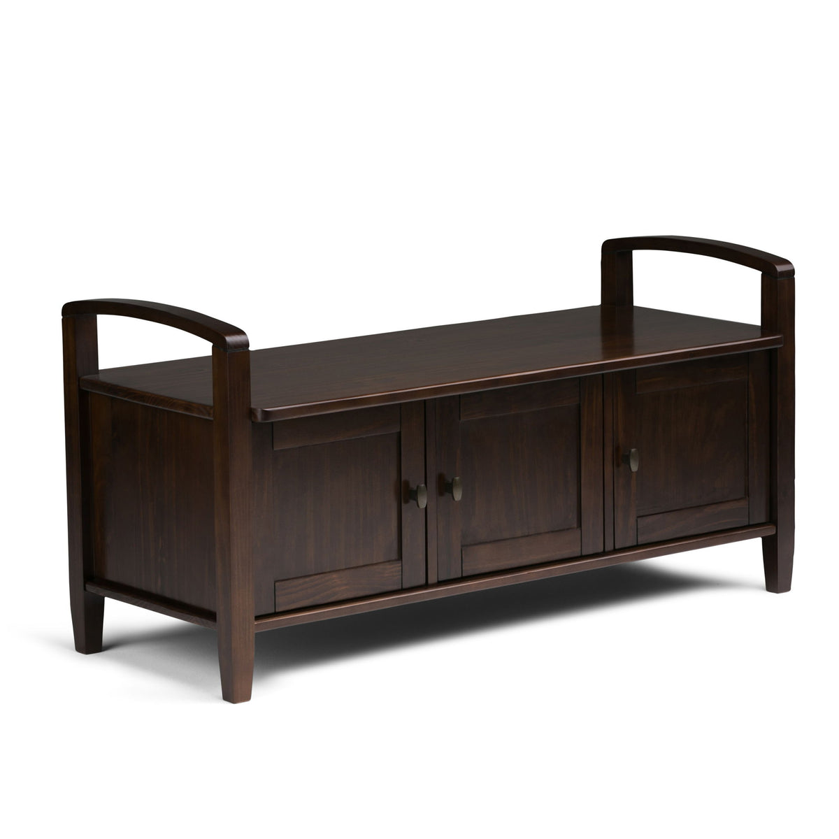 Warm Shaker - Entryway Storage Bench - Tobacco Brown – BEL Furniture