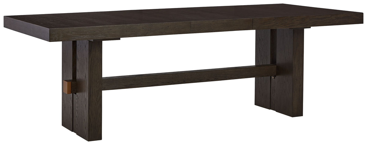 Burkhaus - Dark Brown - Rectangular Dining Room Extension Table - BEL ...