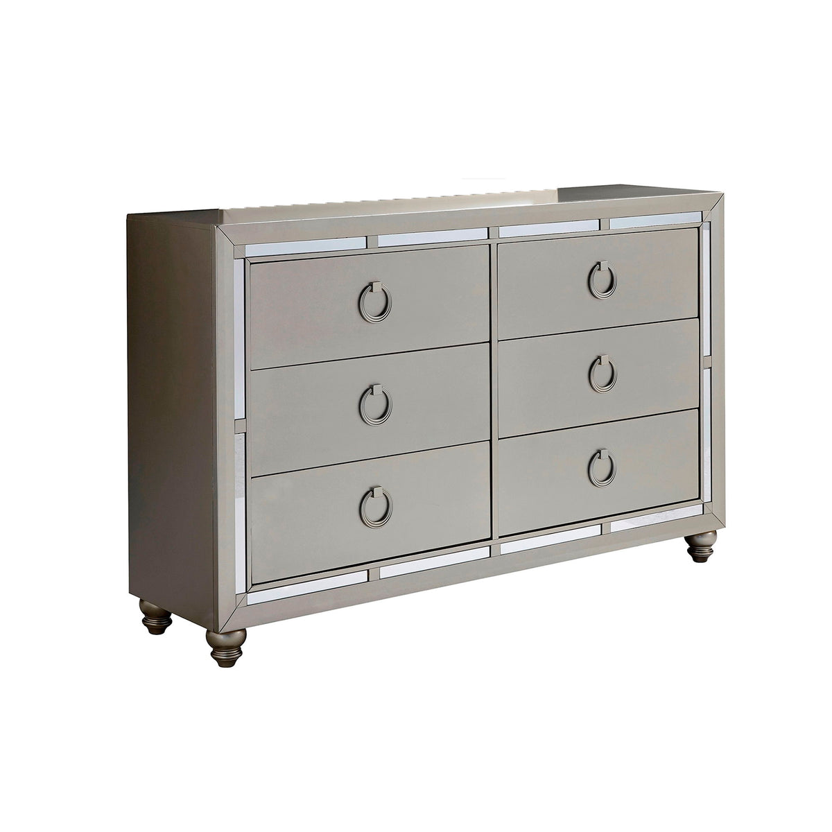 Chloe - Dresser - Gemstone Silver | BEL Furniture