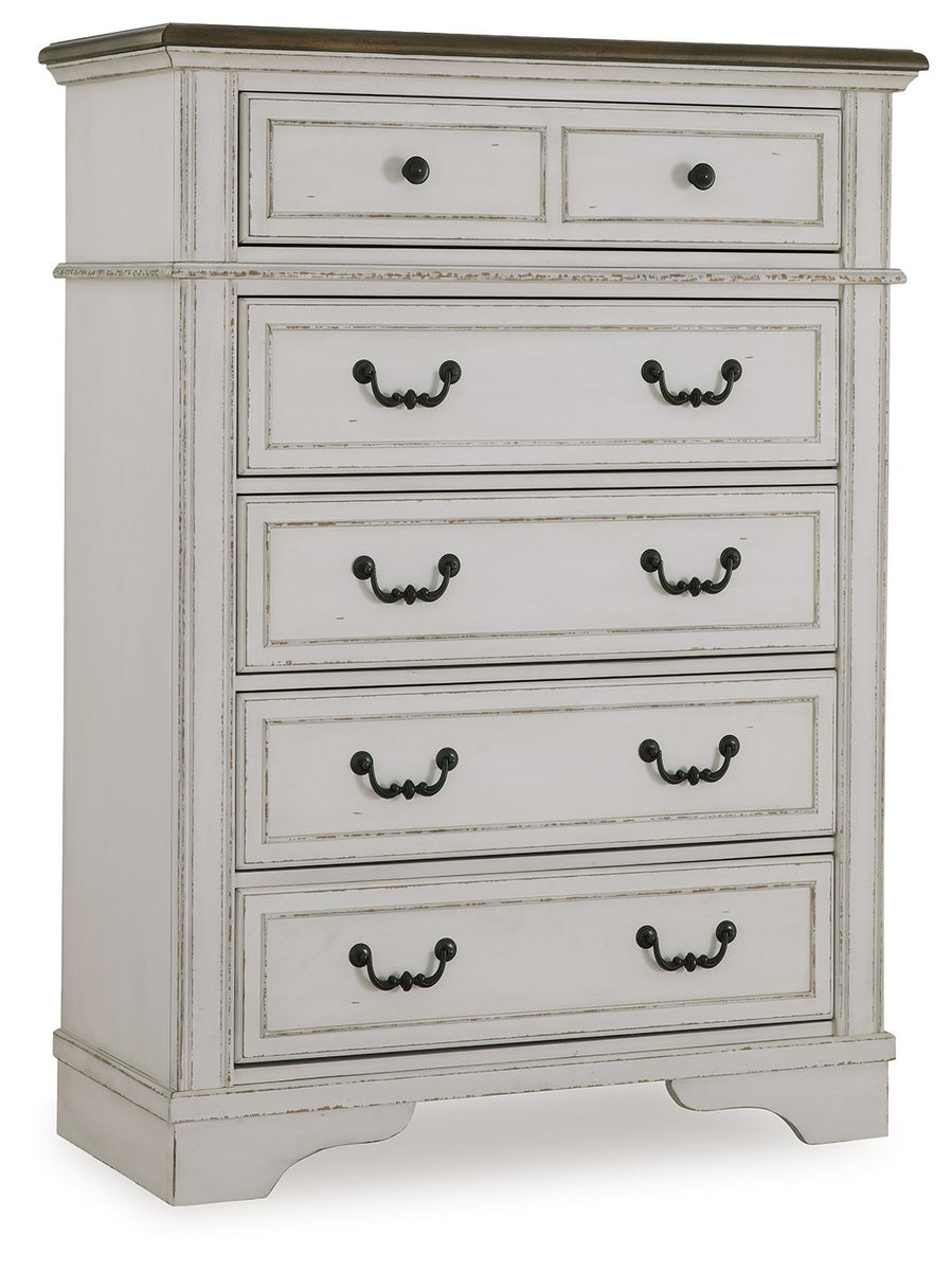 Blendon - Two-tone - Five Drawer Chest - Accent Chests by Signature ...