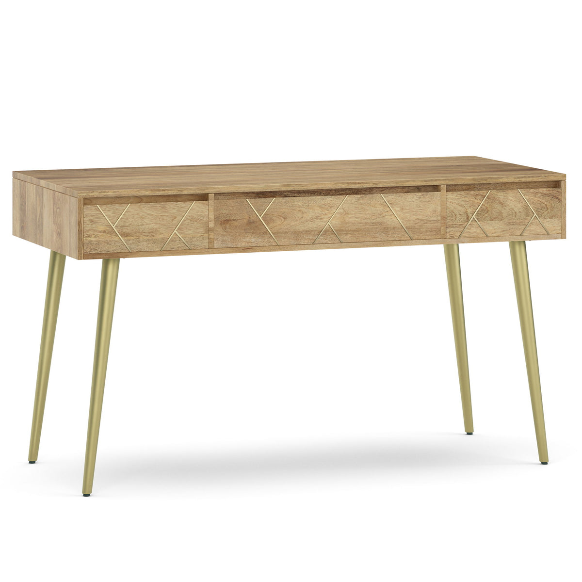 Jager - Desk - Natural - Writing Desks by Simpli-Home | Bel Furniture