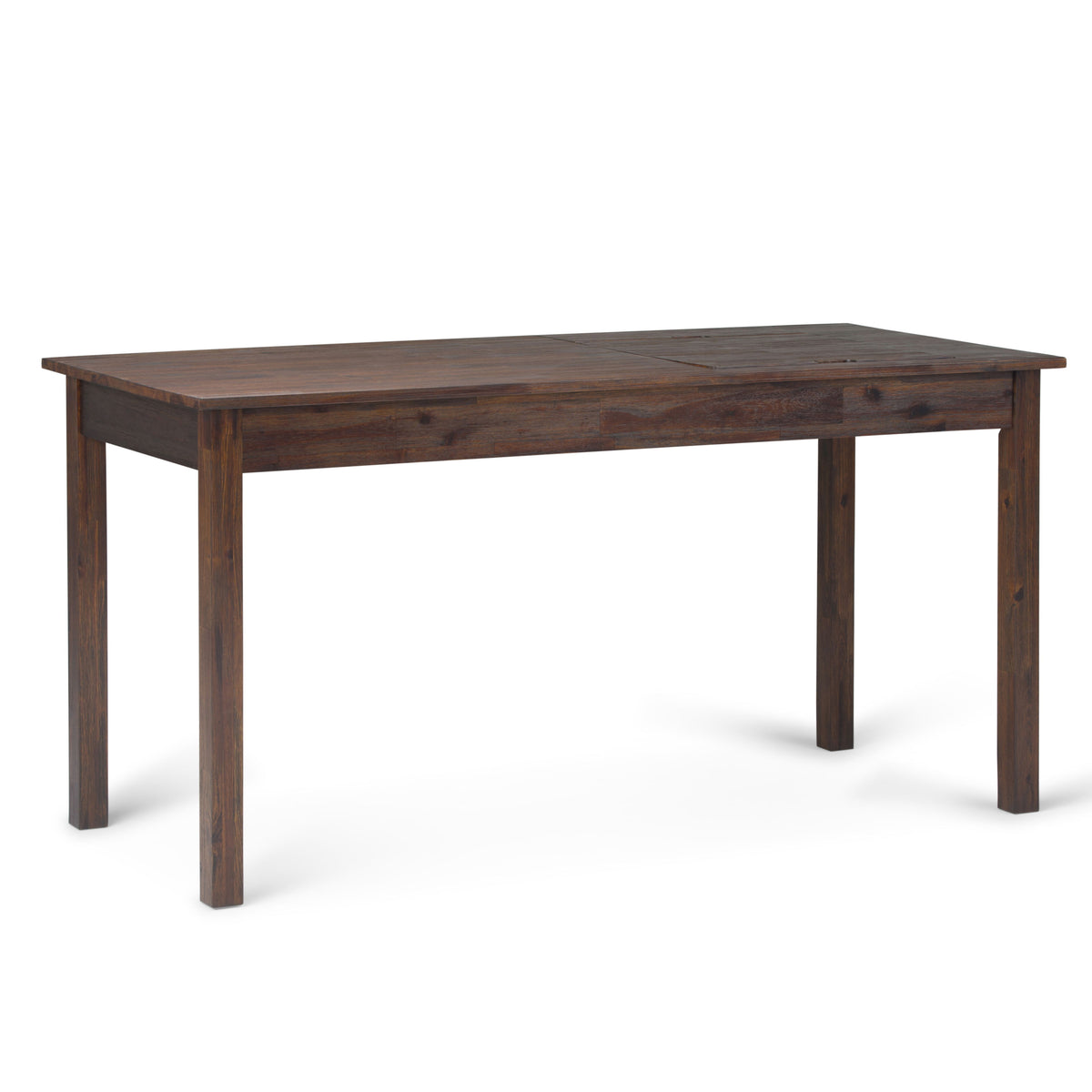 Monroe - Desk - Distressed Charcoal Brown - Writing Desks by Simpli-Ho