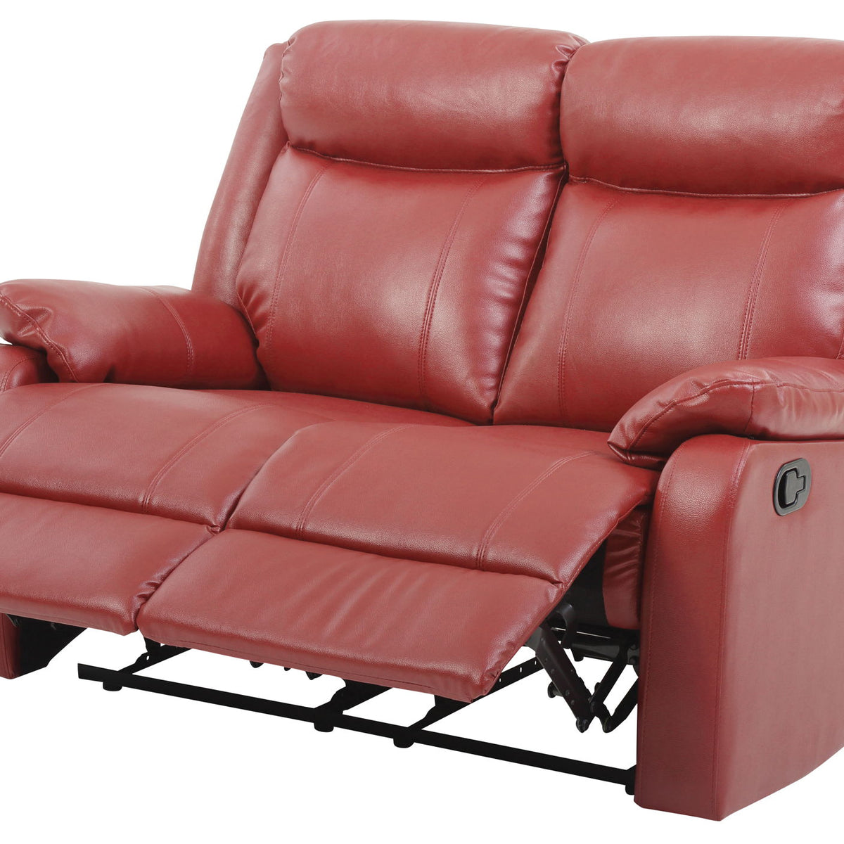 Double Reclining Love Seat - Red – BEL Furniture
