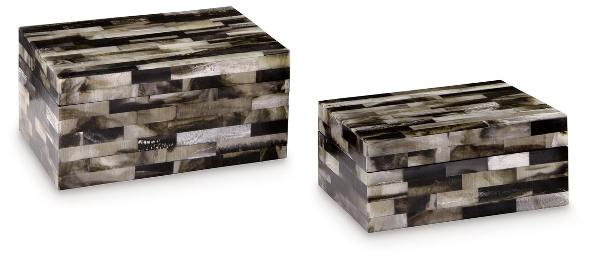 Ellford - Black / Brown / Cream - Box Set (Set of 2) by Signature ...